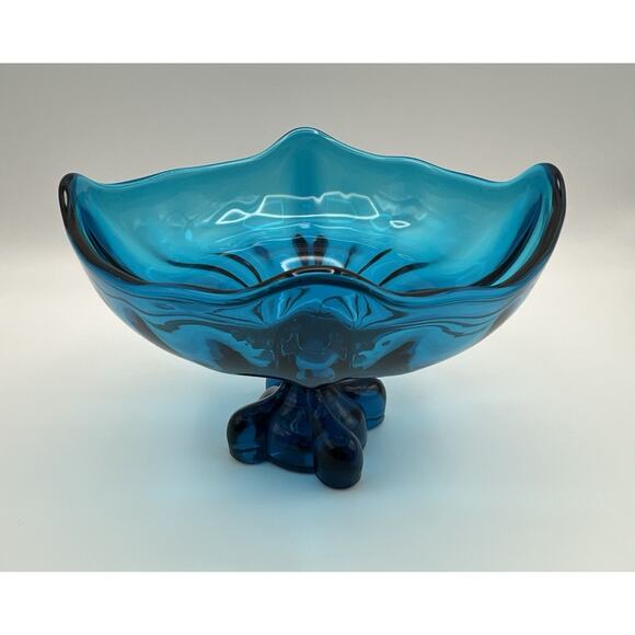Viking | Accents | Viking Glass Bluenique Blue Epic 4 Toes Four Square ...